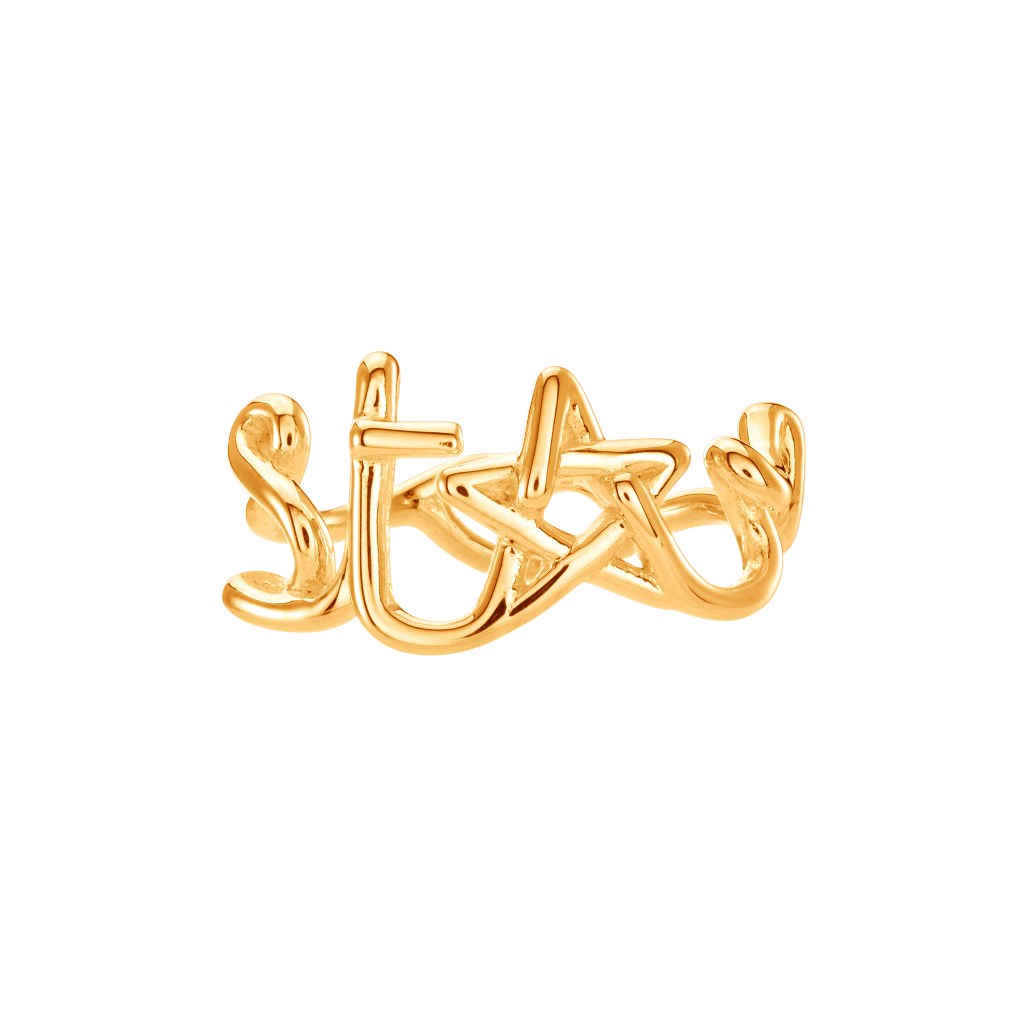 Star Hotscripts Ring - Vermeil - Hotlips By Solange