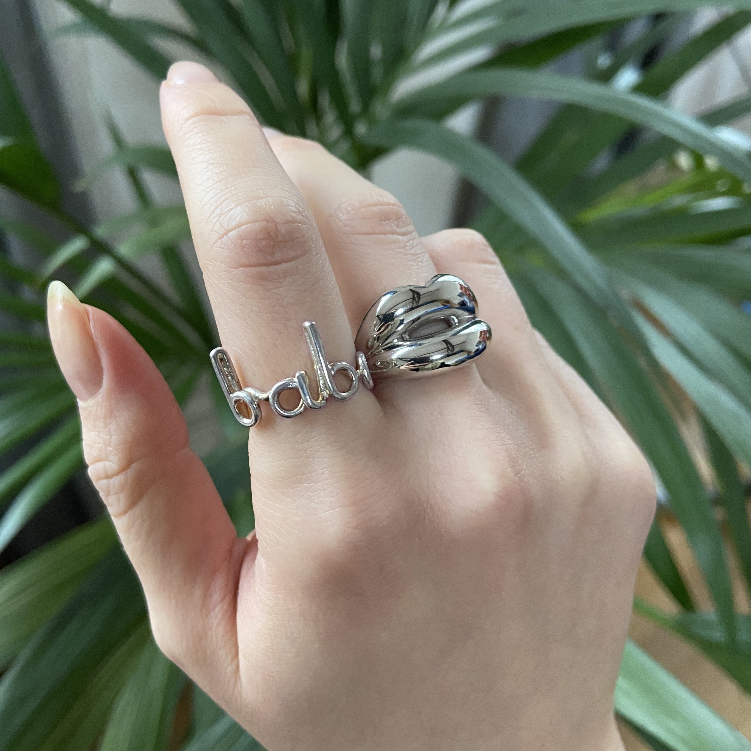 Hotlips Ring - Sterling Silver - Silver - Hotlips By Solange